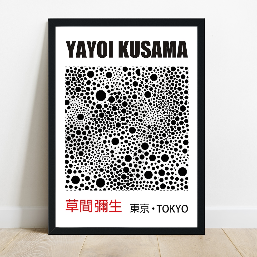 Yayoi Kusama Polka Dot Art Poster-original Digital Print - Etsy