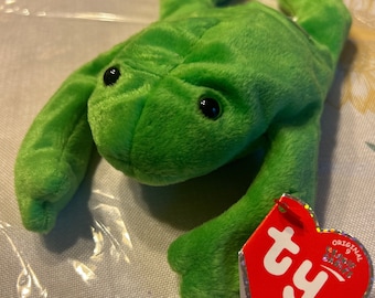 TY Beanie Baby LEGS the Frog 9 Inch - Etsy