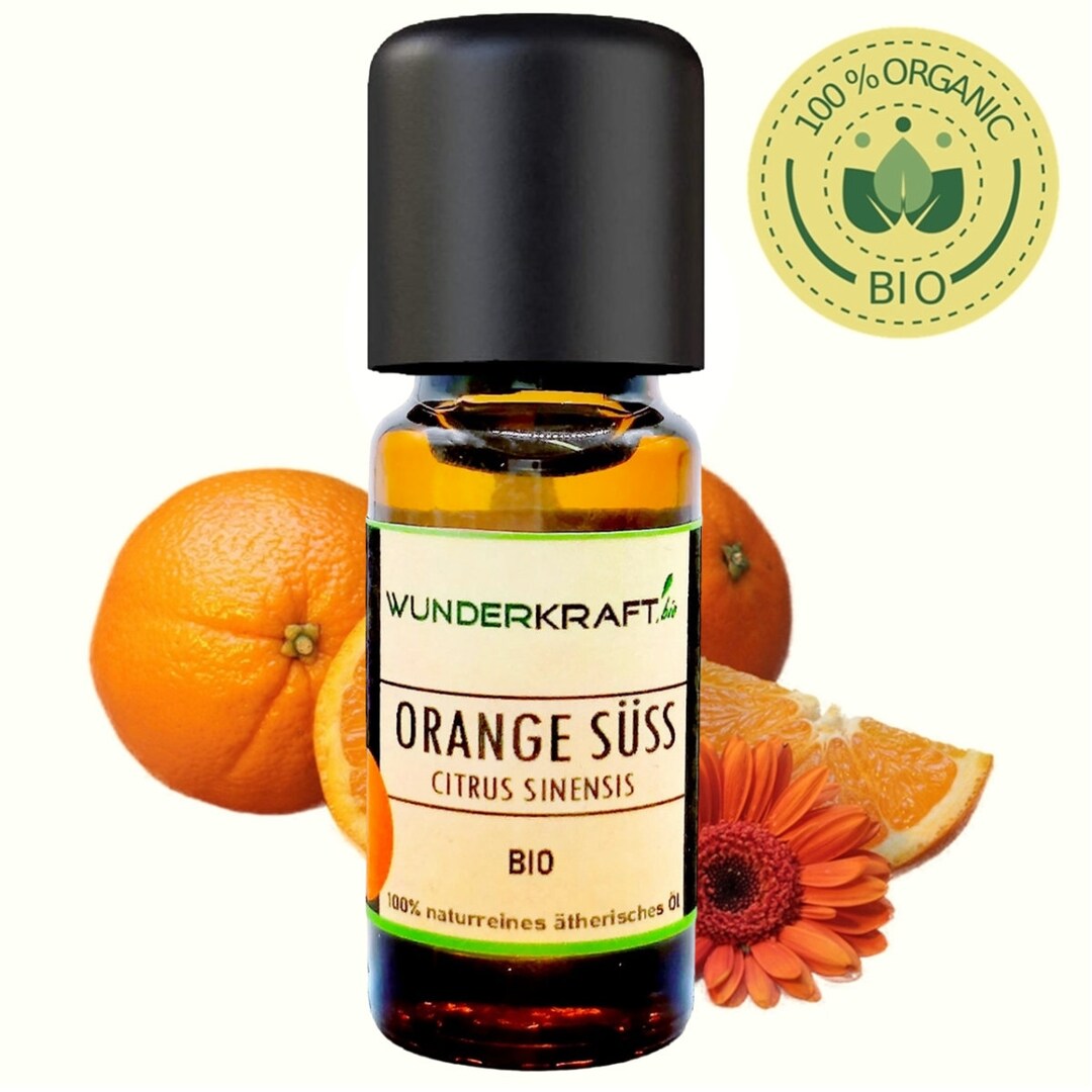 ORGANIC Orange Oil, 100% Pure Essential Oil, 10ml, Aroma Oil, Fragrance ...