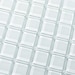 White Mosaic Tile Sheet, Gloss Glass Tiles, Square Tiles, 0.875 X 0.875 ...