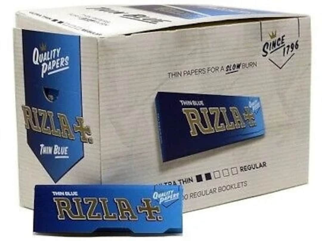 Rizla Blue Short Papers Type B Semi Transparent Papers 1 Box of 100 ...