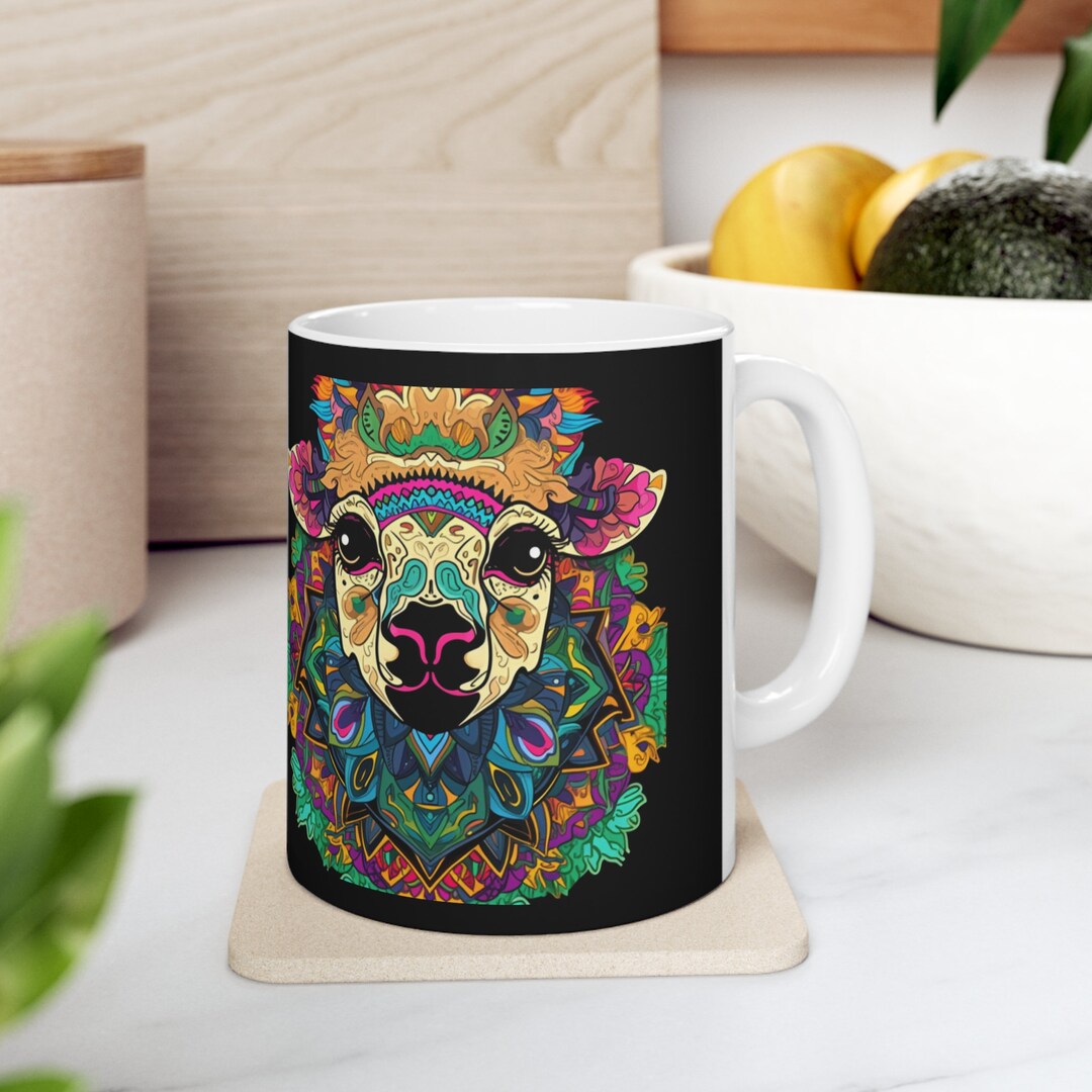 Andean Peruvian Llama & Alpaca Coffee Mug 11oz, Peru Gift, Peruvian ...