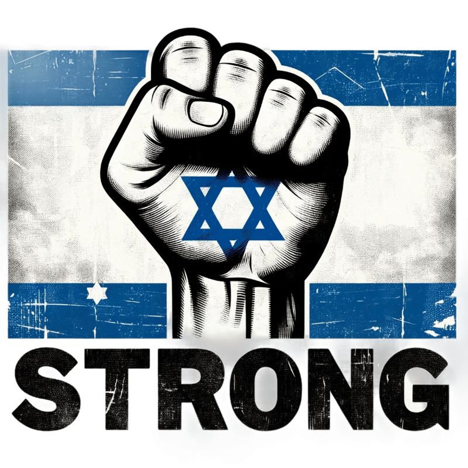 20 Support Israel PNG Files Digital Png File Israel Strong T-shirt Png ...