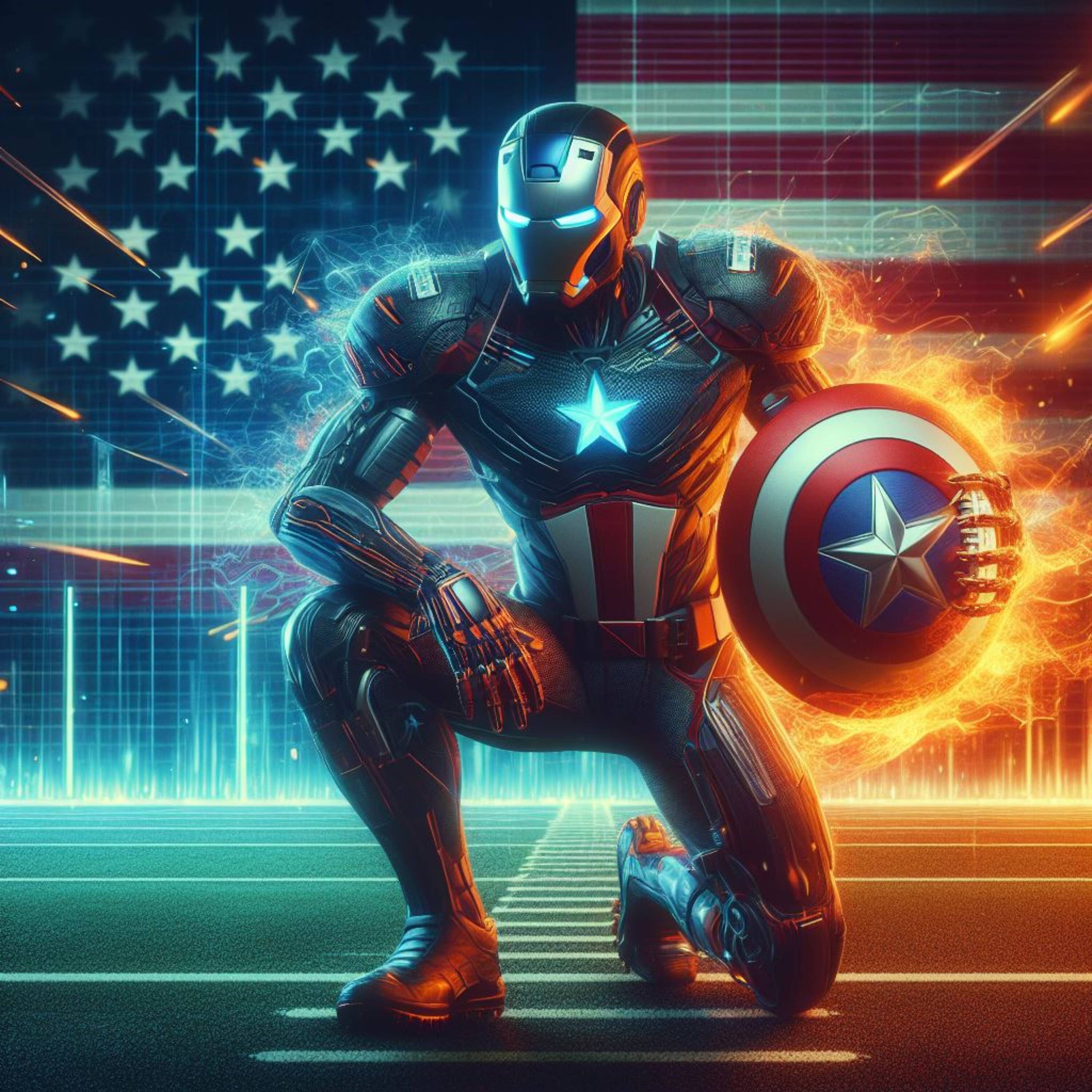 Trump 2024 Captain America Cyborg Png, Trump 2024 Png Jpg, Take America ...