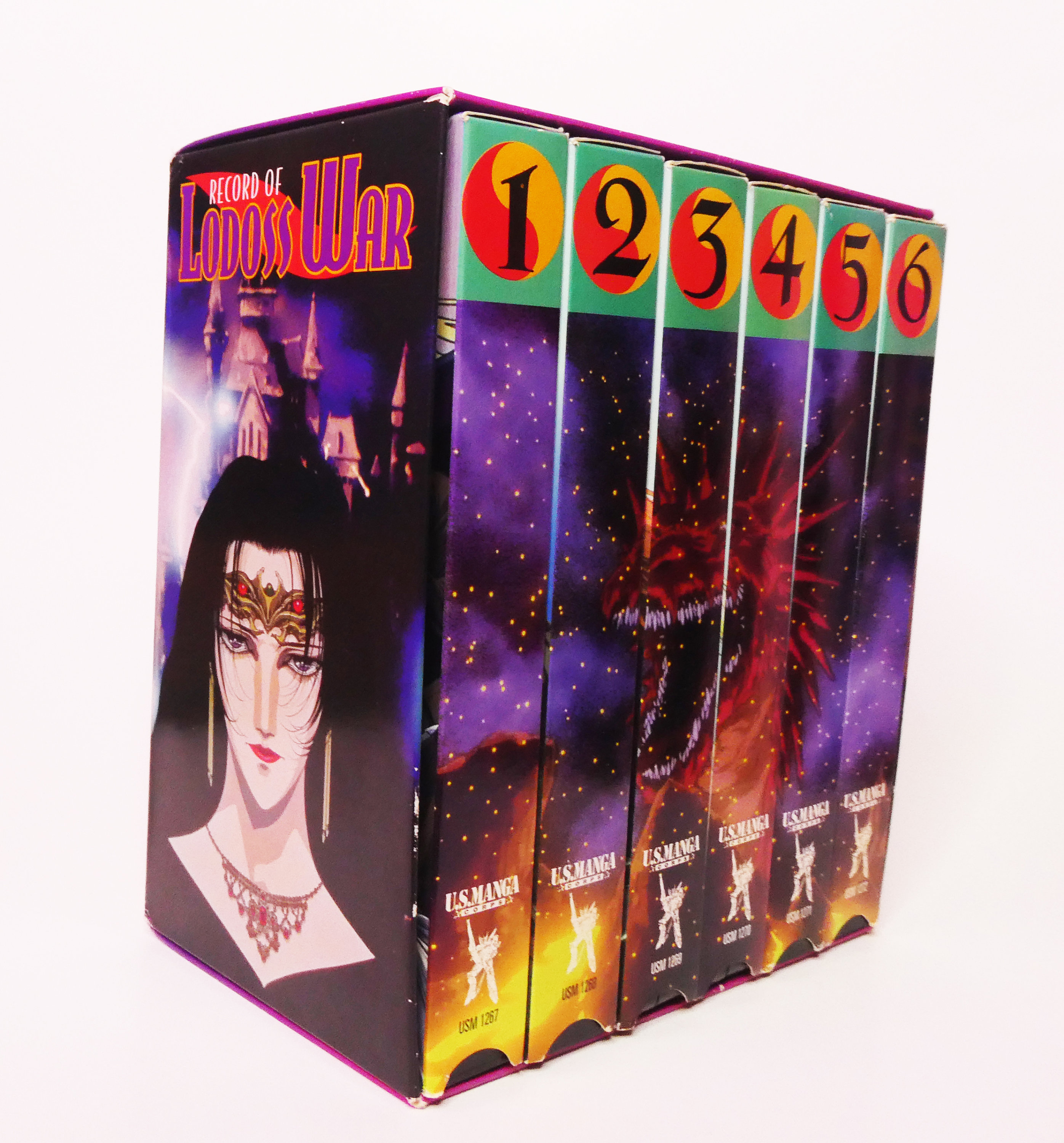 Record of Lodoss War - Collectors Set (VHS, 1996, 6-tape Set, Subtitled ...