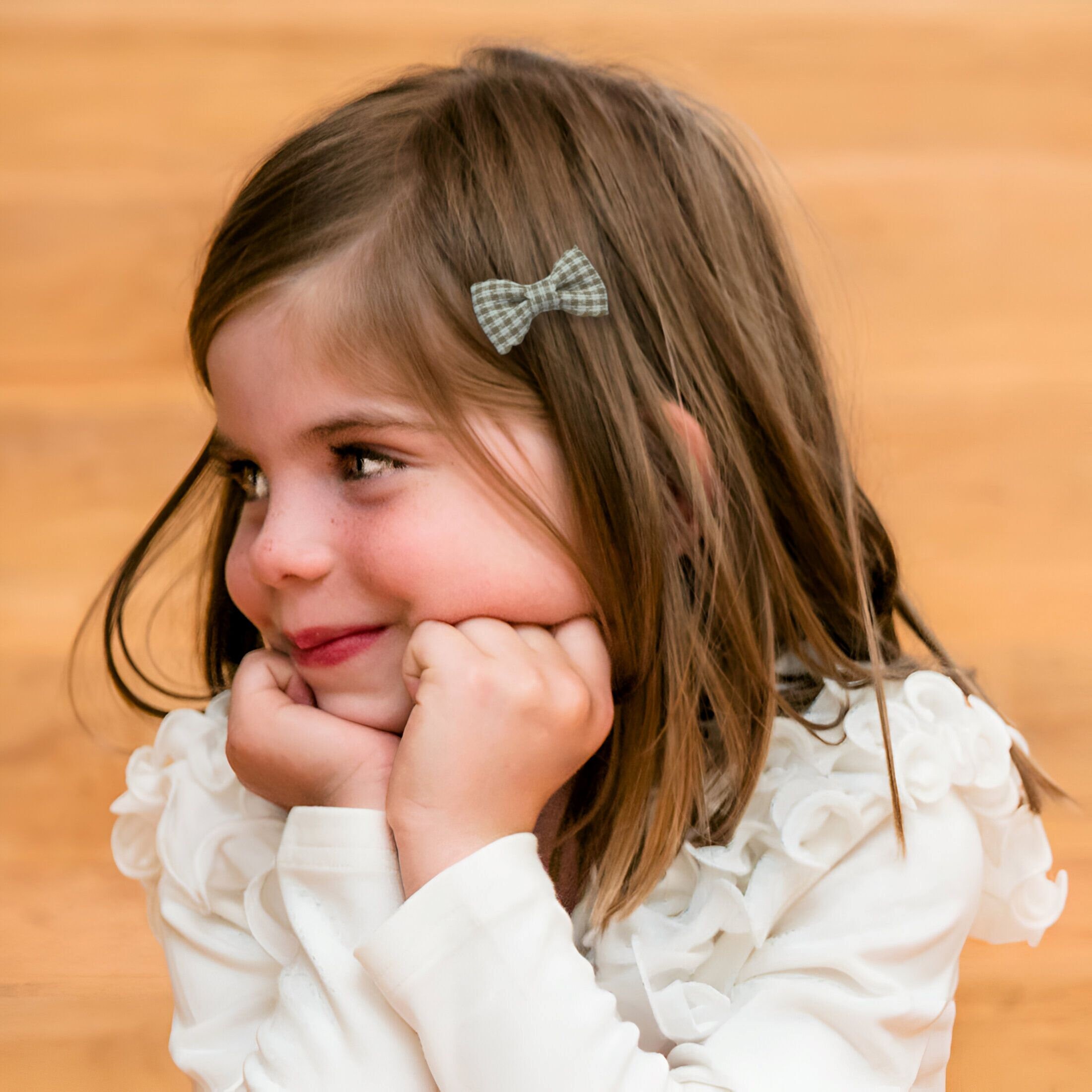 Baby Hair Bows for Girls, Kids Barrettes for Fine Hair, Toddler Clips ...