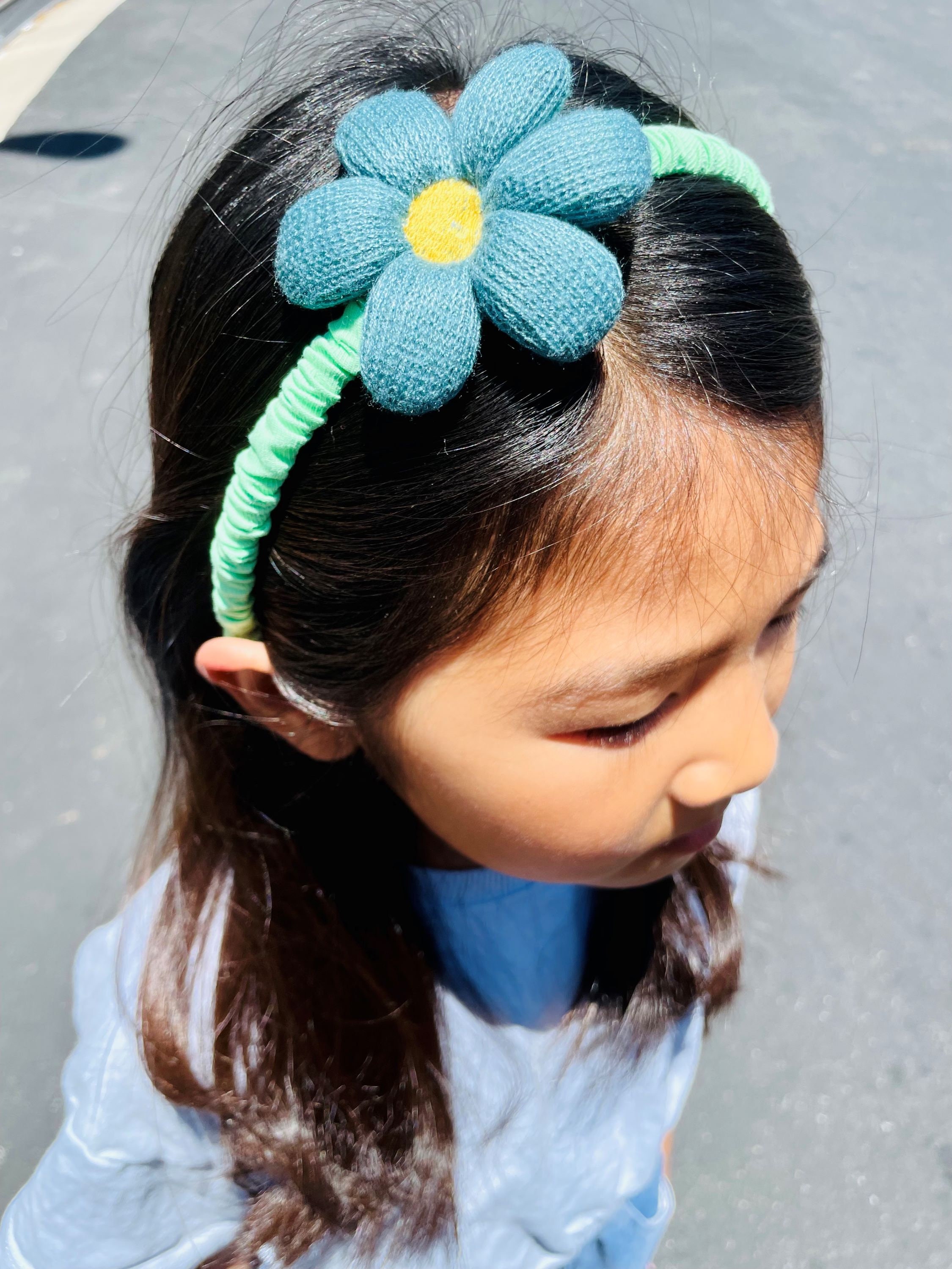 Girls Headbands, Fabric Covered Headband, Floral Headbands for Toddlers ...