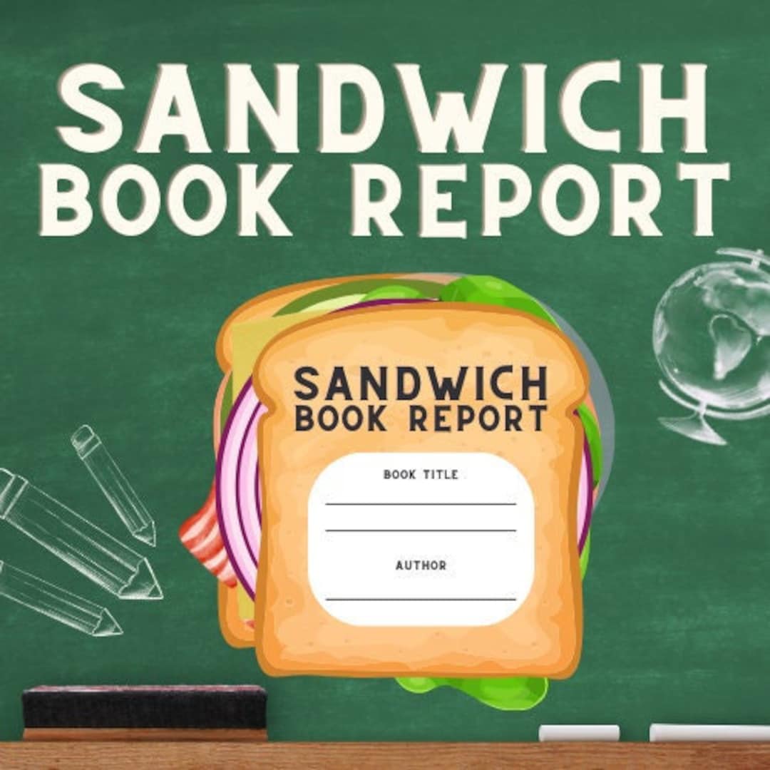 Sandwich Book Report - Etsy