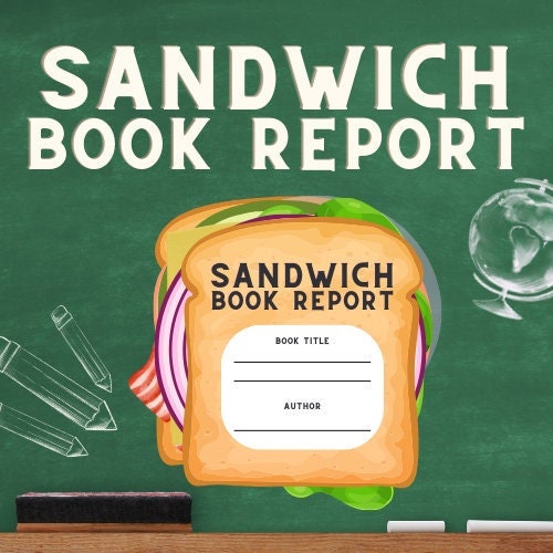 Sandwich Book Report - Etsy