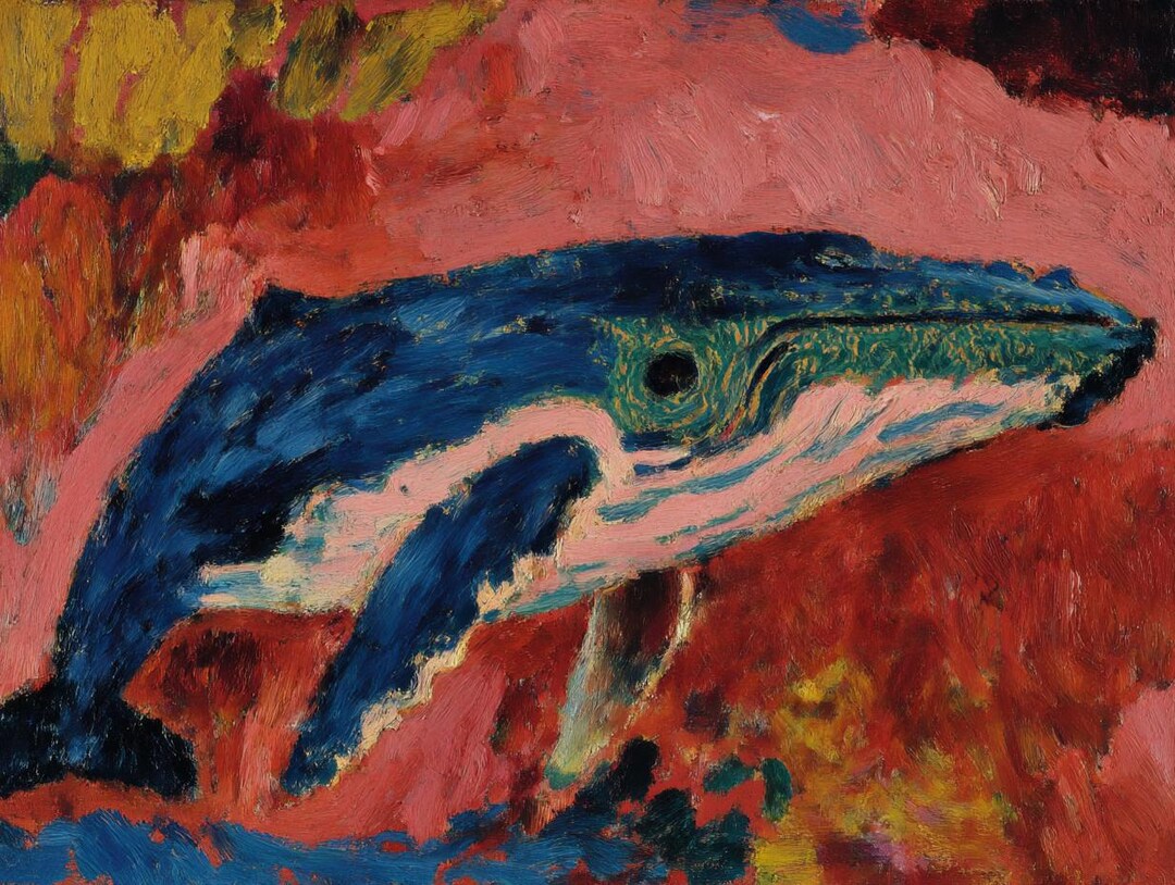 Humpback Expressions | Expressionist Ocean Wall Art | Modern Global ...