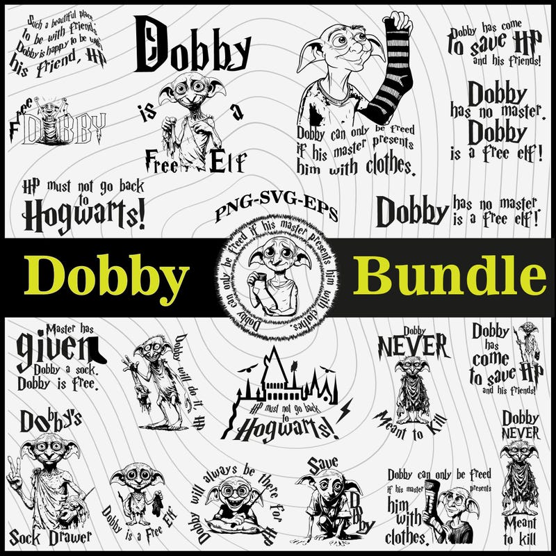 Dobby Socks - Etsy