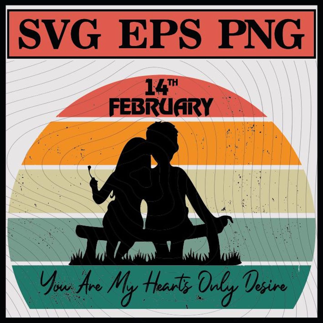 You Are My Hearts Only Desire Svg | Valentines Day Couple Png ...