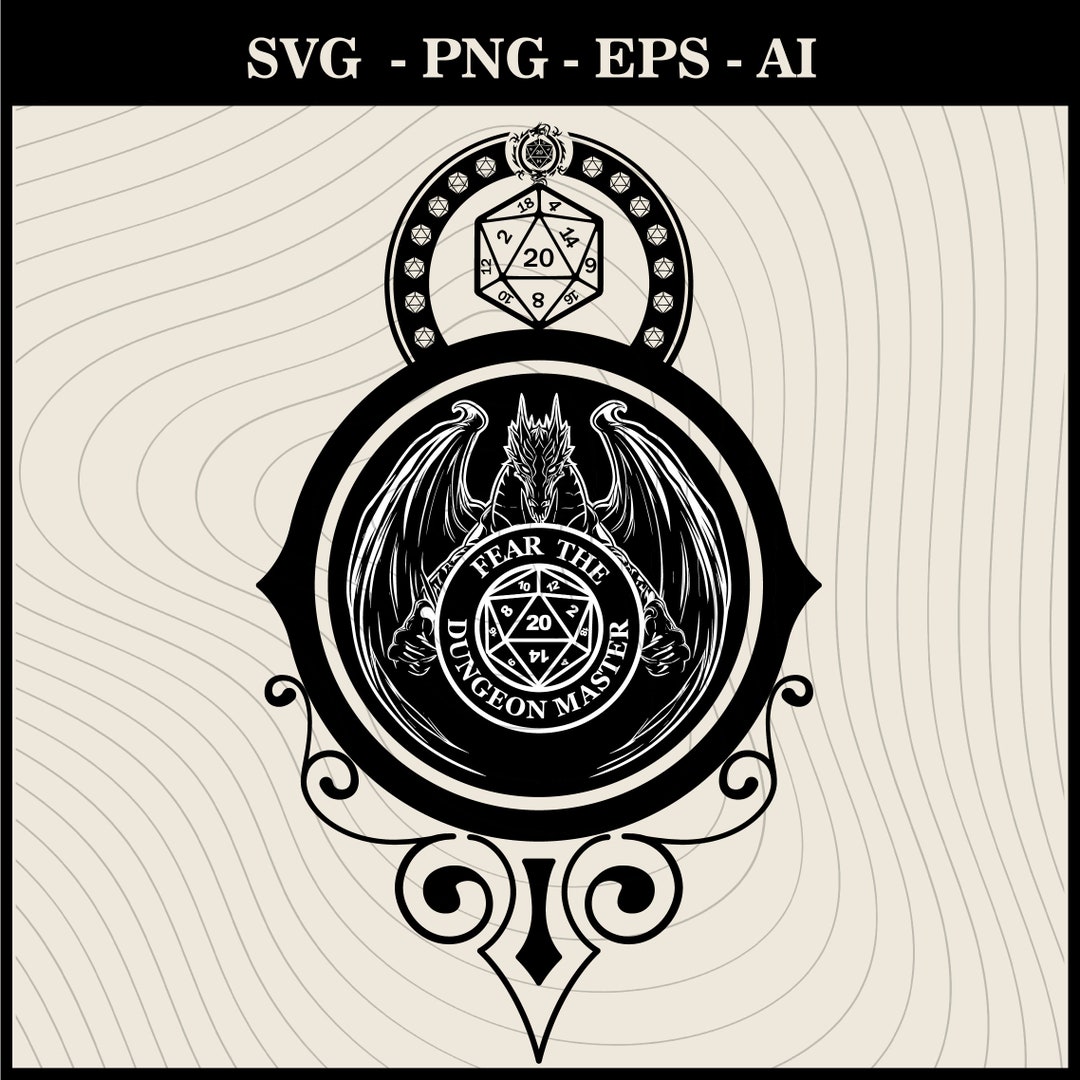 Dungeons and Dragons Amazing Design Svg, DND20, Dnd Class Emblems ...
