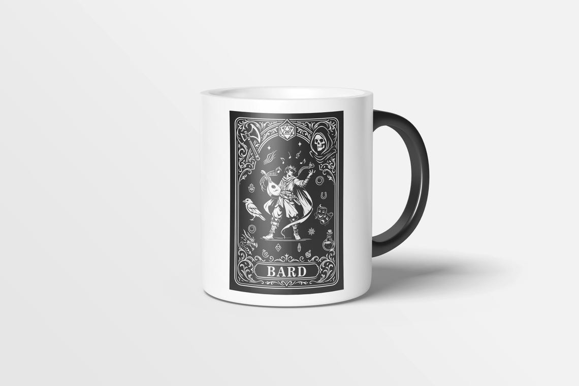 Bard Class Dnd Tarot Card, Bard Class Dnd Wall Art Png, Dungeons ...