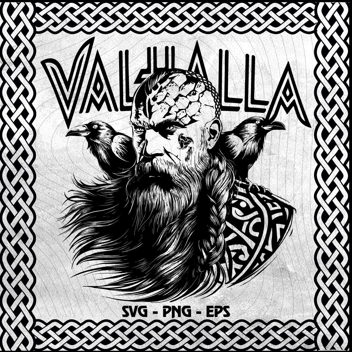 Odin Valhalla SVG | Norse Mythology Ravens (digital Download) - Etsy