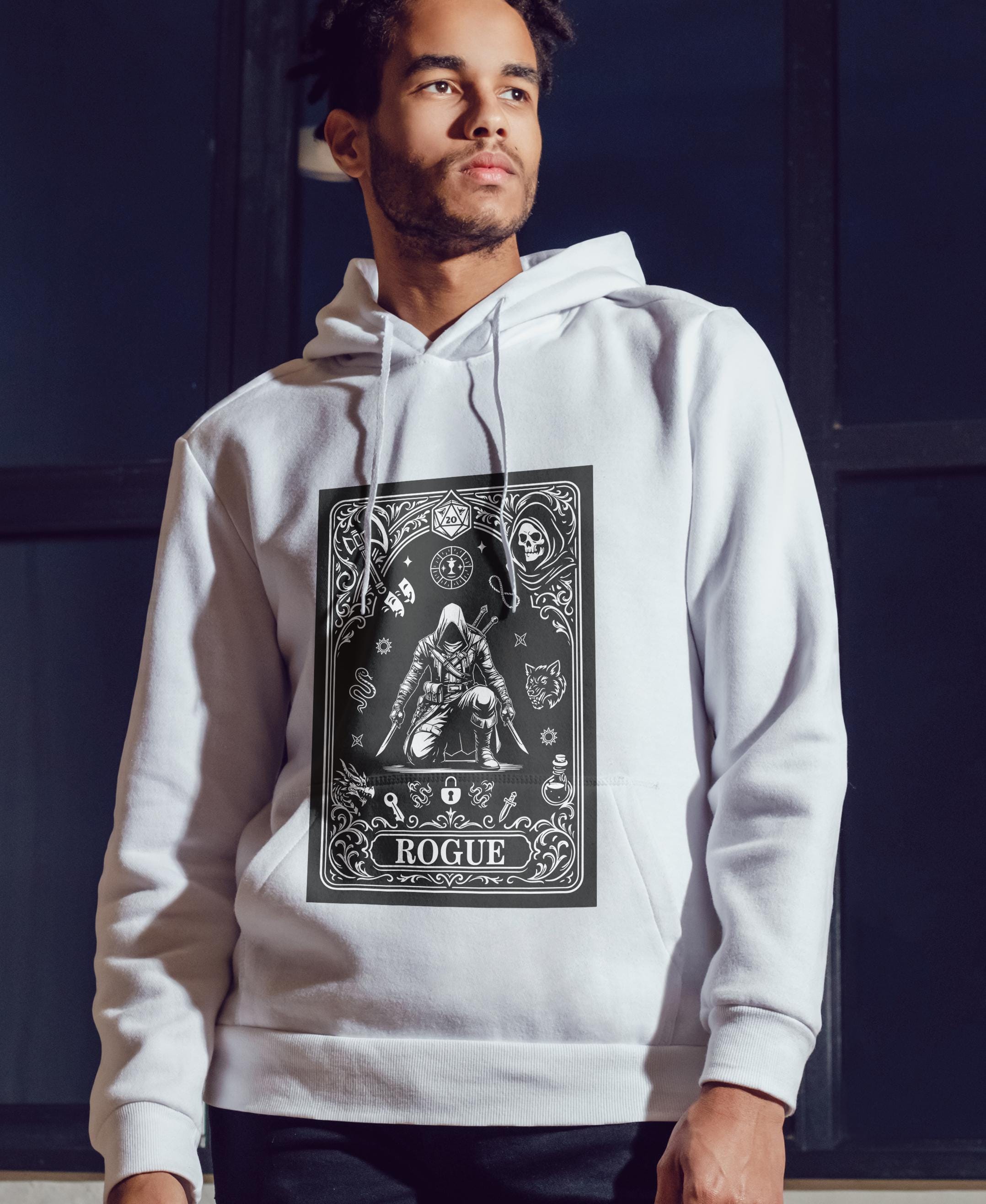 Rogue Game Character Svg, Rogue Class Dnd Tarot Card, Dungeons and ...