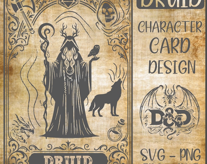 Kid-friendly Druid Svg Clipart, Mythical Creature, Funny Druid ...