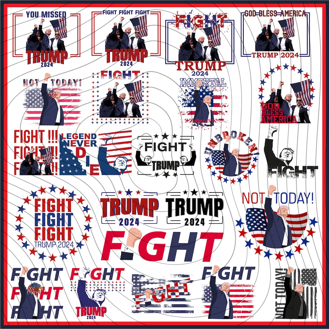 24 Designs Trump Bundle Svg, Trump Png, Trump Fight Svg, Trump 2024 Svg ...