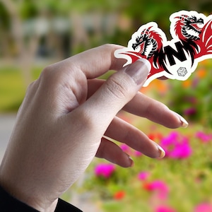 DND Dragon Monogram Logo Svg, Fantasy Gaming Logo PNG, Dungeons and ...