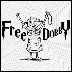 Free Dobby SVG, Free Dobby Png, Dobby Svg, Elf Png, Elf Svg, Free Elf ...