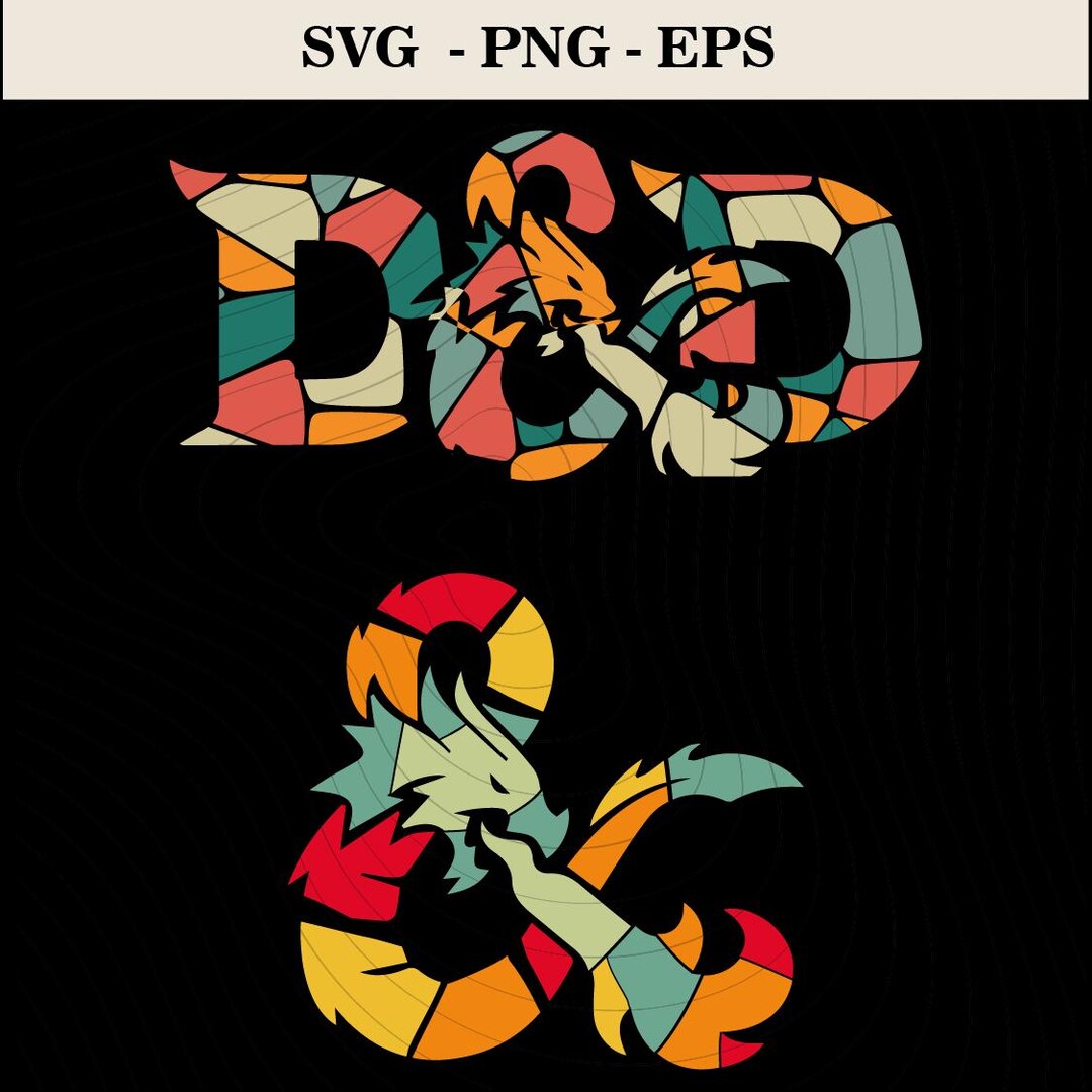 Dungeons and Dragons Colourful Logo Png, Dnd Class Emblems, Dungeons ...
