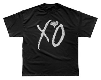 Vintage the Weeknd XO Logo Double-sided T-shirt, Retro Style Streetwear ...