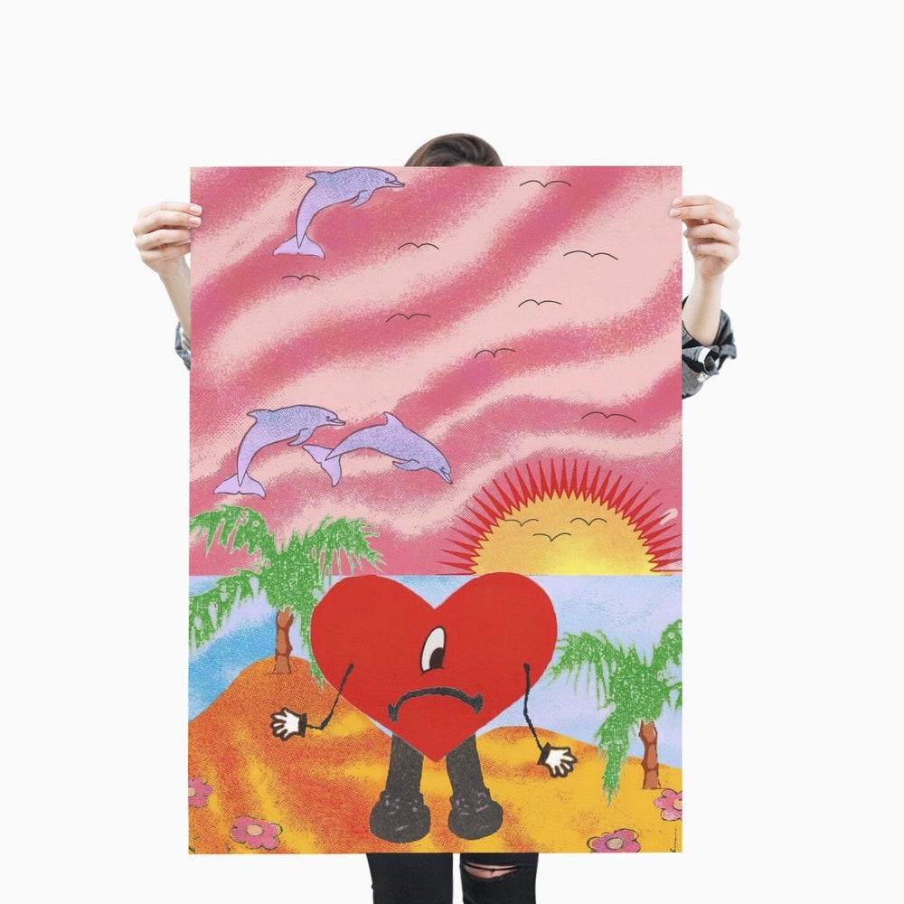 Bad Bunny - Un Verano Sin Ti Deluxe Matte Vertical Poster Trendy ...