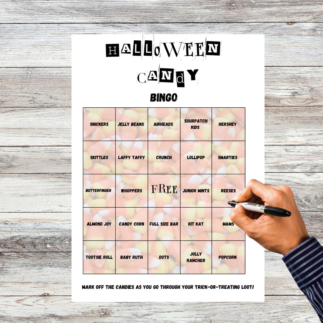 Halloween Party Bingo Cards Digital Download - Etsy