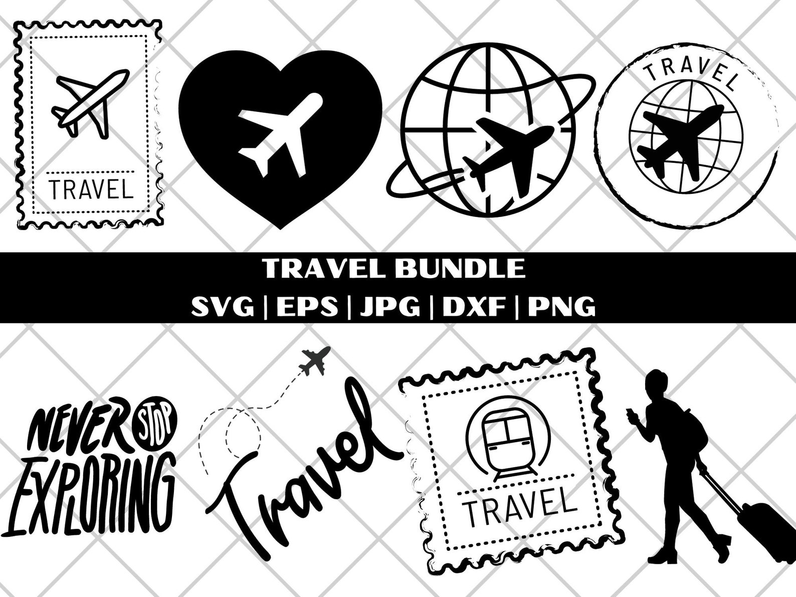 Travel SVG Bundle, Vacation SVG, Family Vacation SVG, Family Trip Svg ...