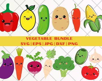 Vegetable SVG Bundle, Vegetables SVG, Vegetable Clip Art, Vegetable ...