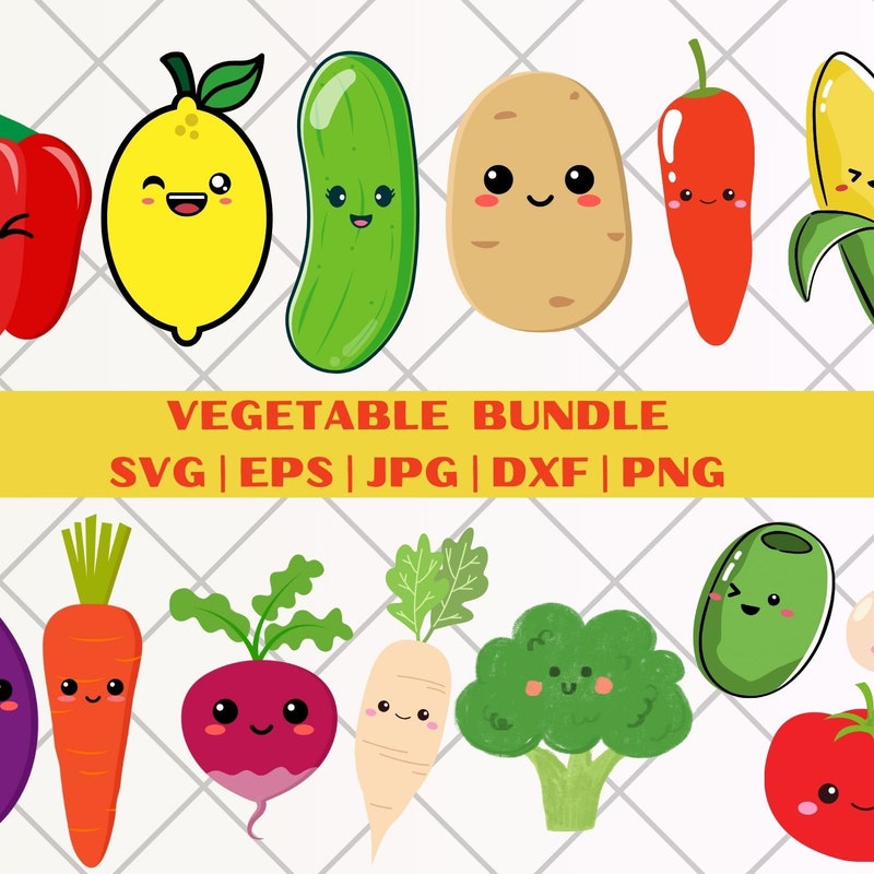 Vegetable Clip Art - Etsy