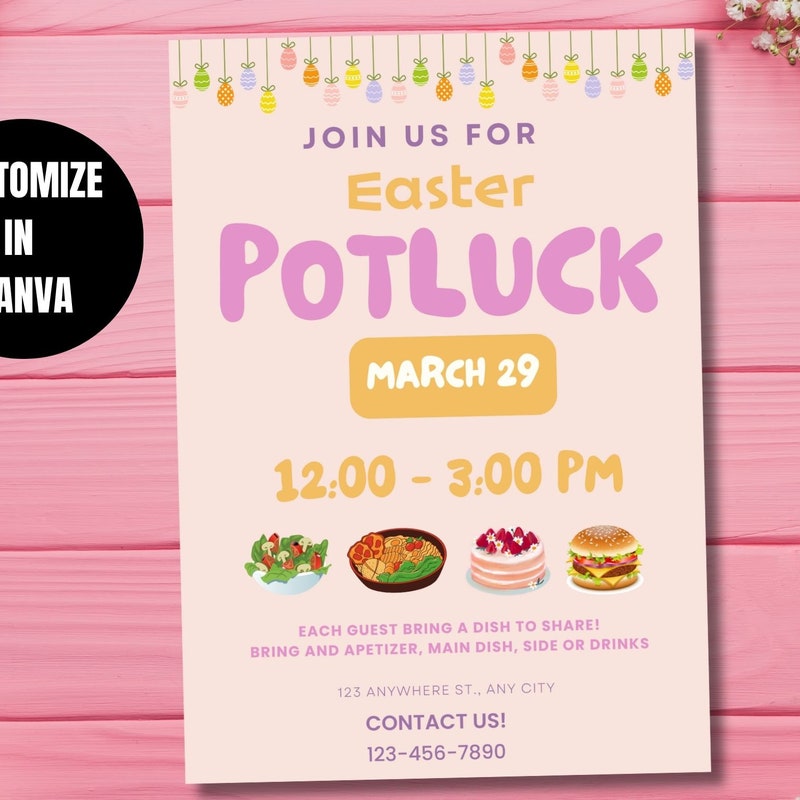 Office Potluck Invitation - Etsy