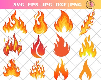 Fire Flame Svg,fire Svg,dxf,fire Flames,svg Bundle,fire Ball,cricut ...