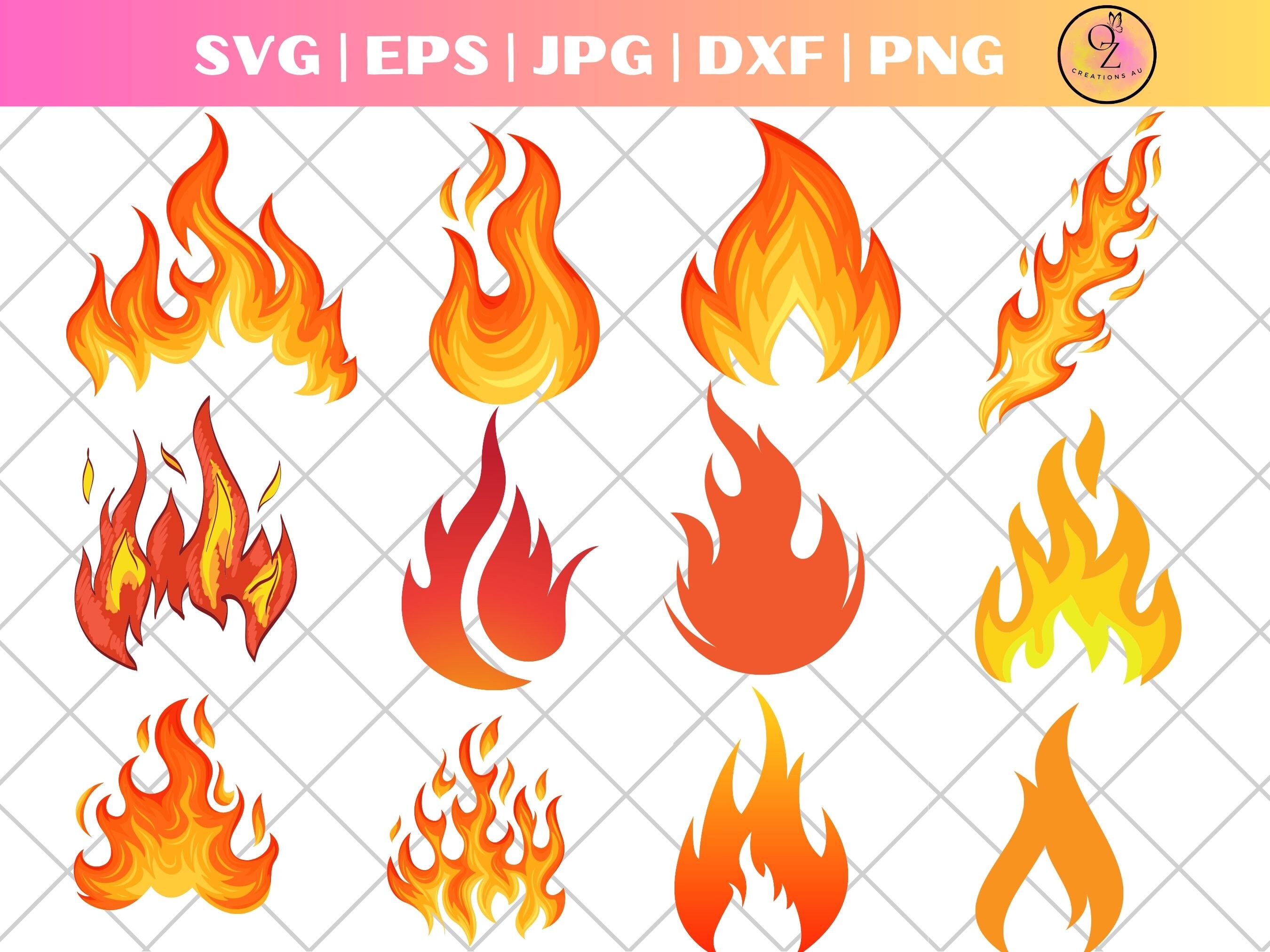 Fire Flame SVG, Fire Svg, Dxf,fire Flames, Svg Bundle, Fire Ball,cricut ...