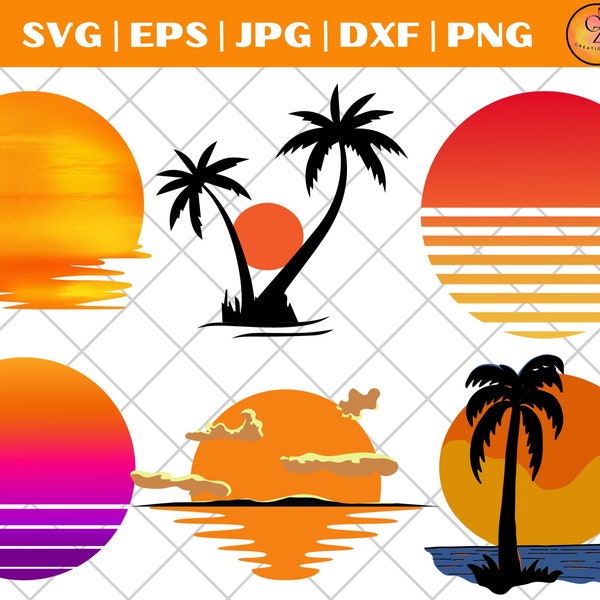 Sunset Silhouette - Etsy