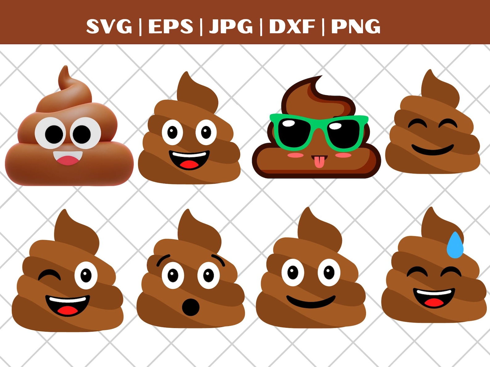 Poop Emoji Svg, Poop Emoji Clip Art Svg, Poop Emoji Png, Poop Emoji ...