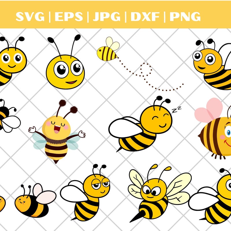 Honey Bee Svg - Etsy