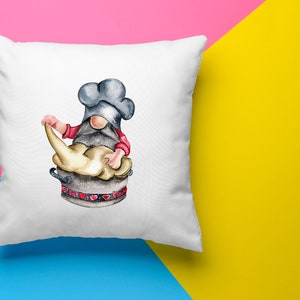 Cooking Gnome Svg, Chef Gnome Svg, Gnomes Svg Kitchen, Svg Baking Gnome ...