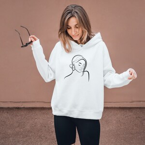 Line Art Woman Svg lady Face Lineart Svg Lady Face One Line One Line ...