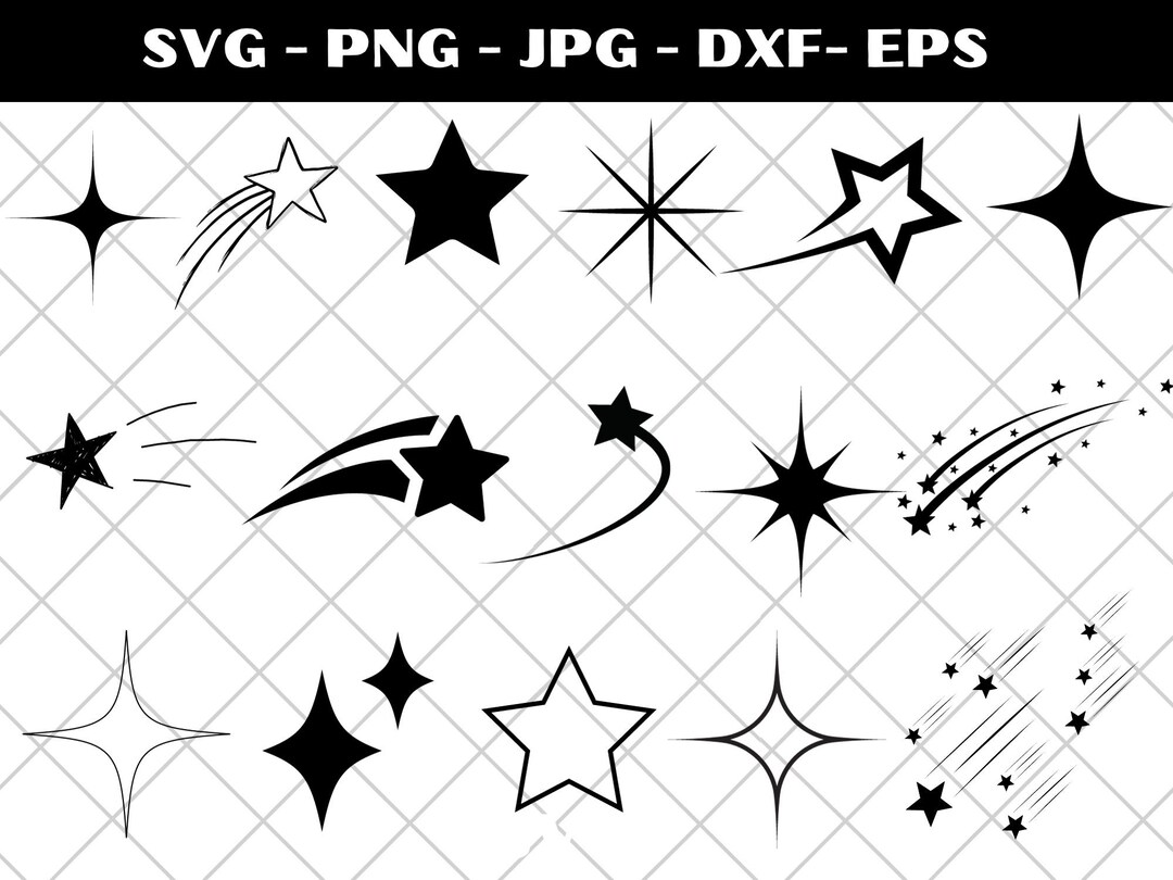 Star SVG Bundle, Star SVG, Night Star Svg, Shinning Star SVG, Svg Files ...