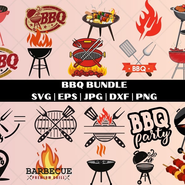 Barbecue Clip Art - Etsy