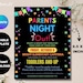 Parents Night Out Flyer: Editable School Event Template (digital) - Etsy