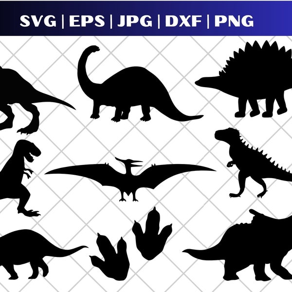 Dinosaur Dxf - Etsy