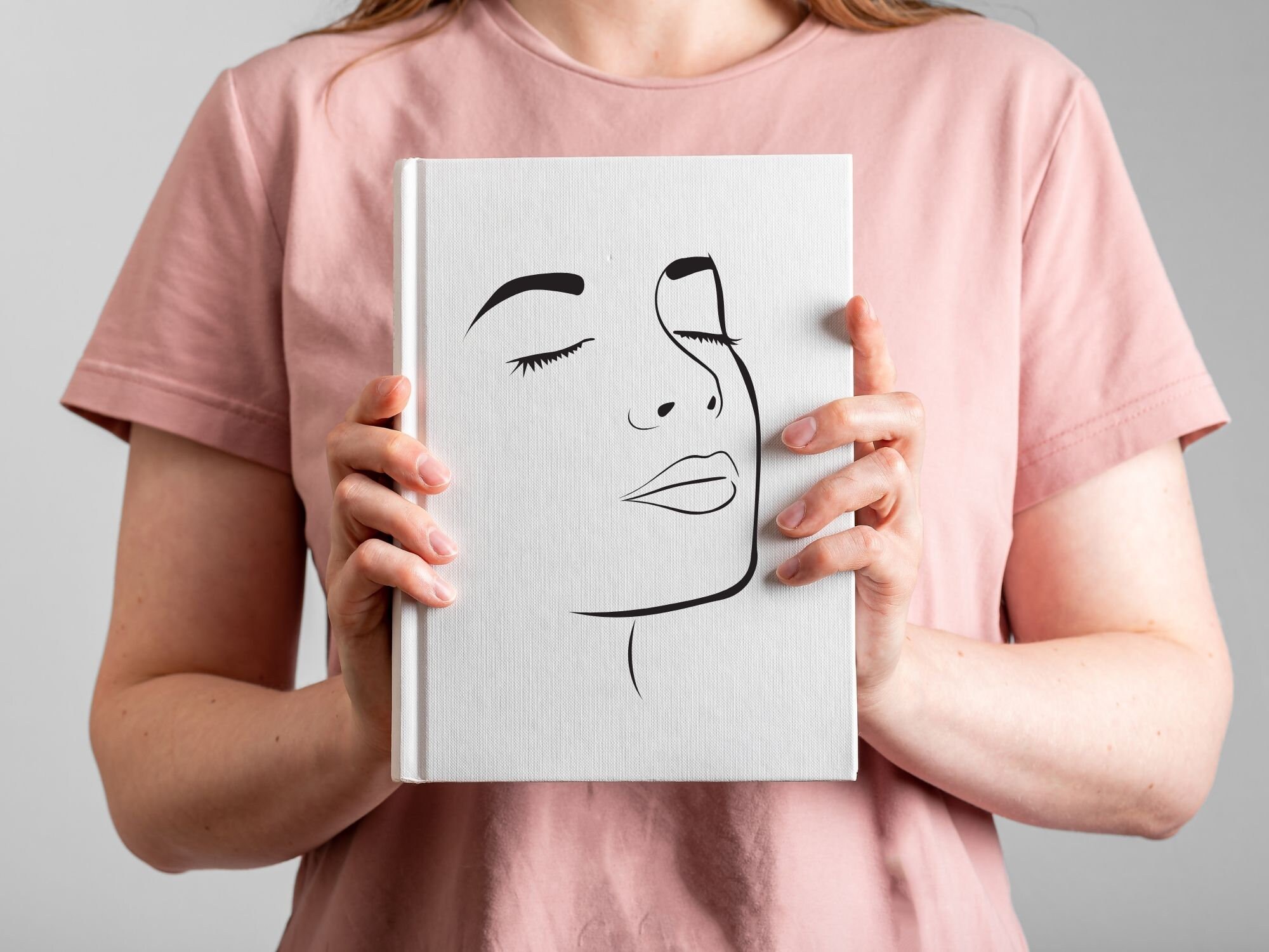 Line Art Woman Svg lady Face Lineart Svg Lady Face One Line One Line ...