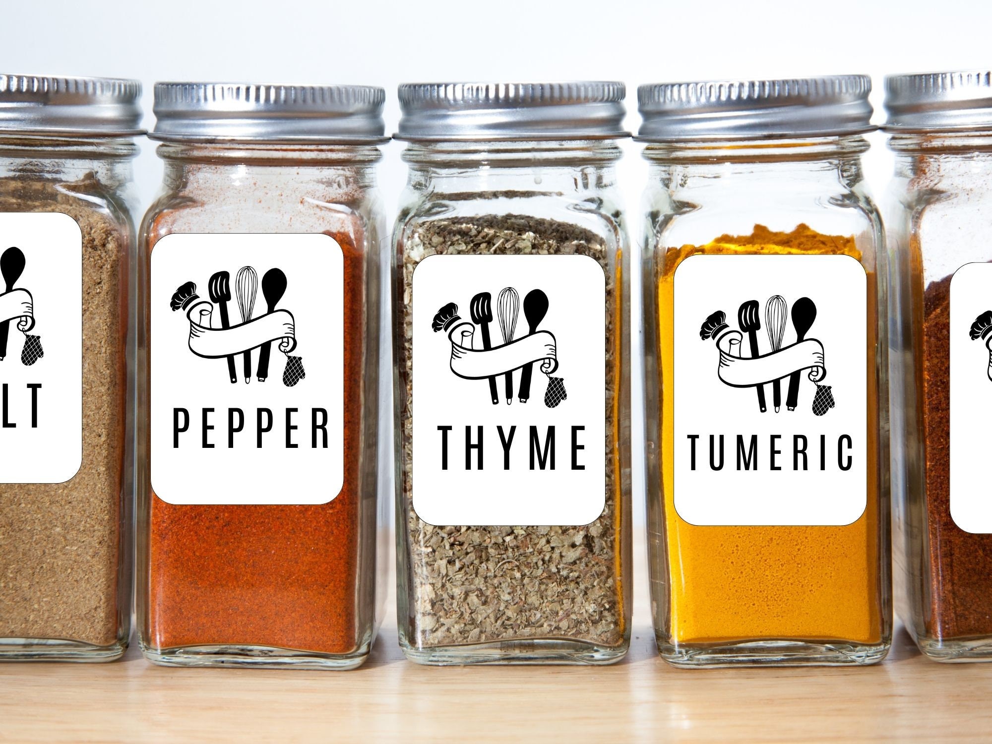 Printable Kitchen Labels, Pantry Label Template, Modern Minimalist ...