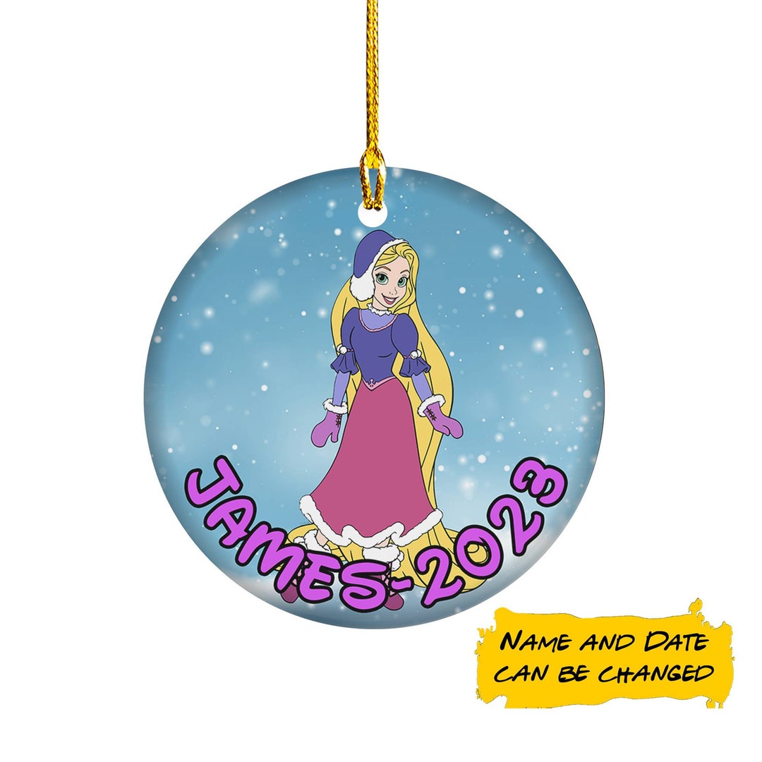 Personalization Rapunzel Christmas Ornament Christmas - Etsy