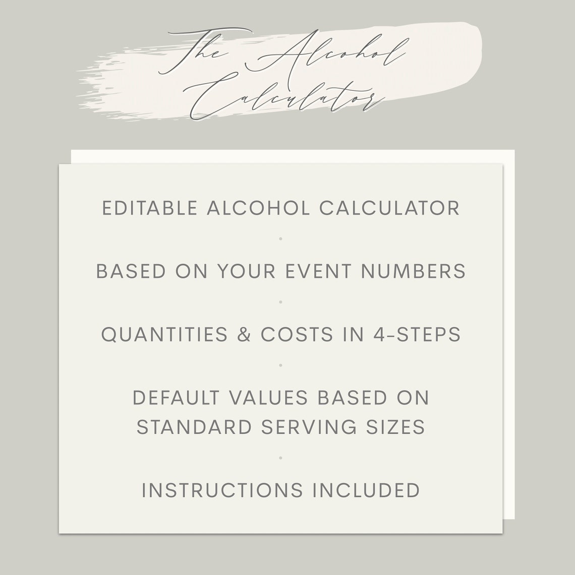 The Alcohol Calculator | Drinks Calculator | Alcohol Planning ...