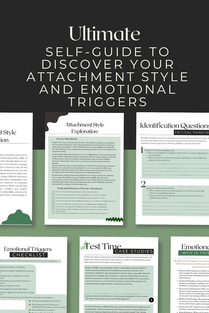 Understanding Your Attachment Style: A Self-assessment Guide - Etsy