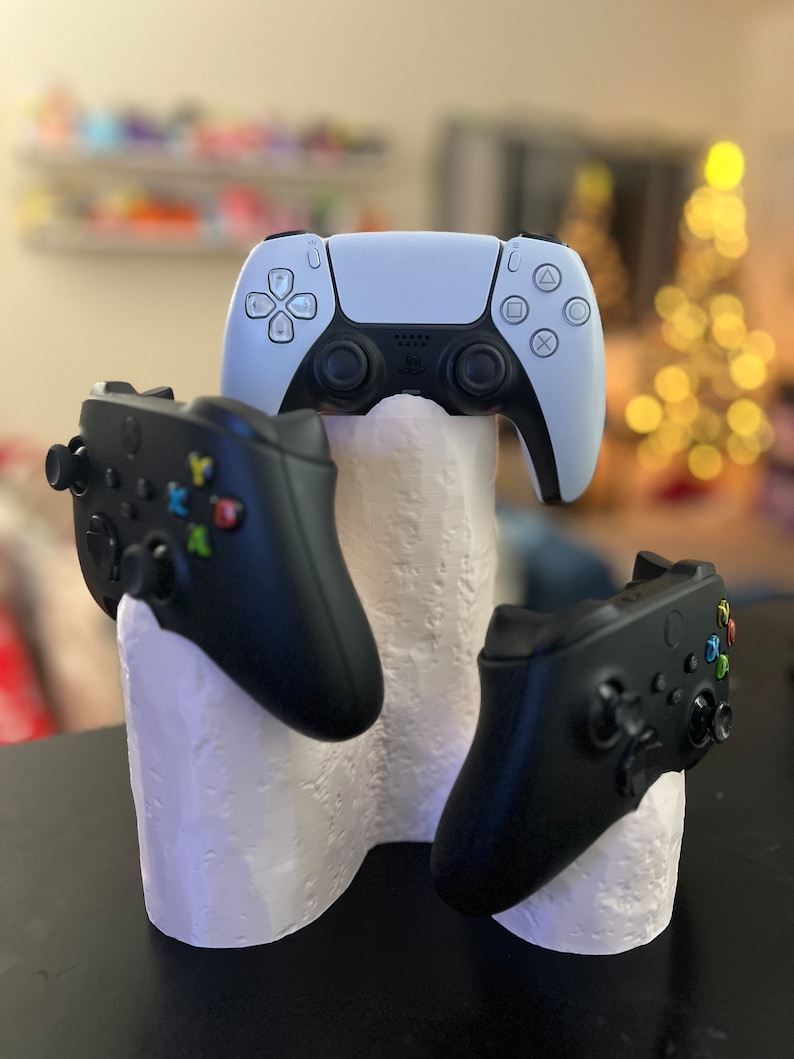 Stone Triple Gaming Controller Stand Playstation Controller Dock Xbox ...