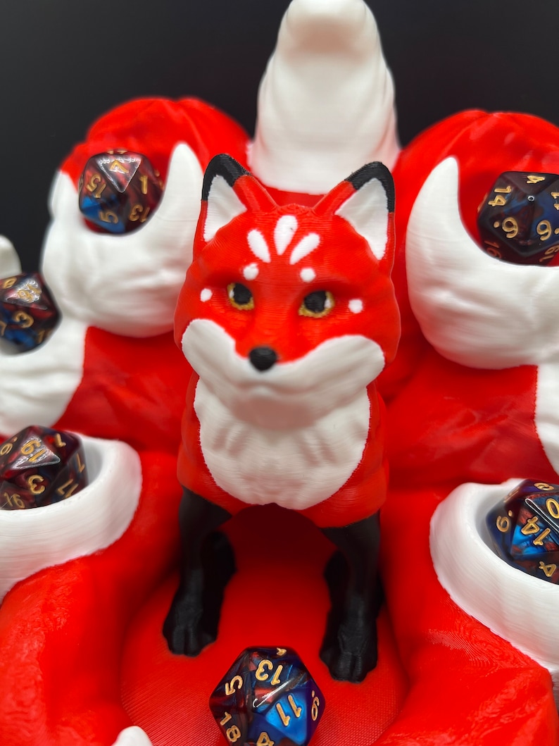 Kitsune Fox Dice Tower Dice Tower Kitsune Dice Tower Fox Dice Tower Dnd ...